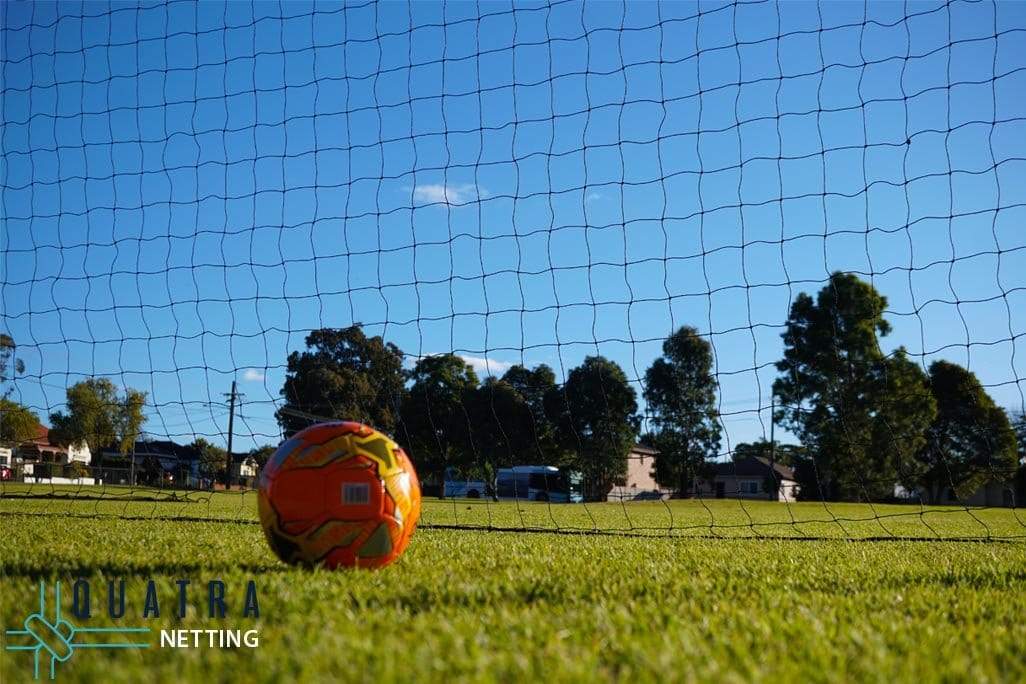 Sports Barrier Netting - 100mm sq with 6mm Rope Border (Multiple Sizes ...